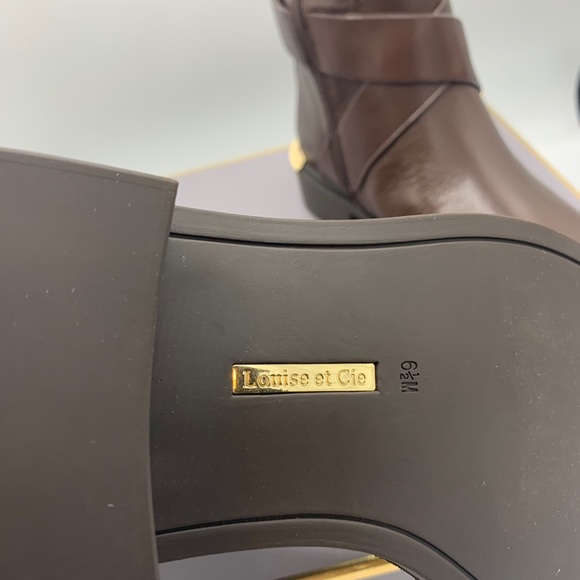 Louise et Cie | Shoes | Louis Et Cia Tandy Leather Moto Boots Browngold ...
